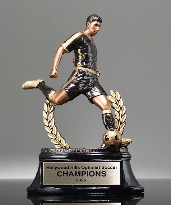 Power Soccer Resin Trophy | SKU 90515GS | Edco Awards