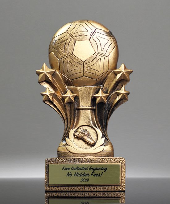 Rising Star Soccer Trophy - Small | Edco Awards