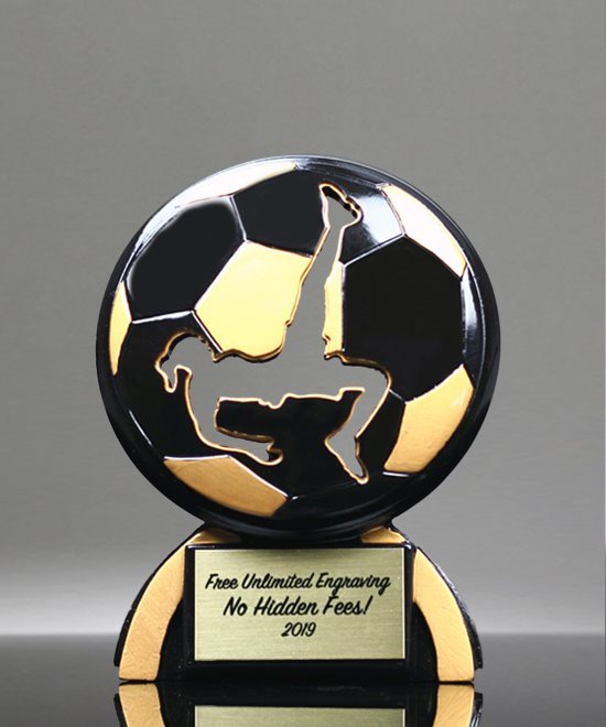 Soccer Male Shadow Trophy | Edco Awards
