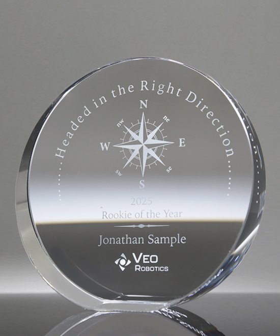 Compass Award Crystal | Edco Awards