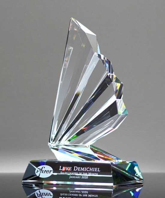 Fanfare Optical Crystal Award | Edco Awards