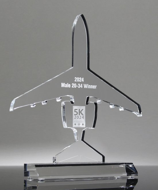 Acrylic Airplane Award | Edco Awards