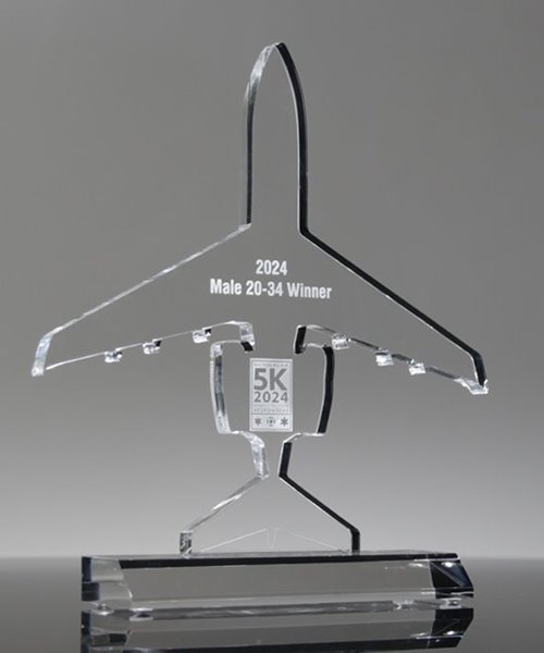 Acrylic Airplane Award | Edco Awards