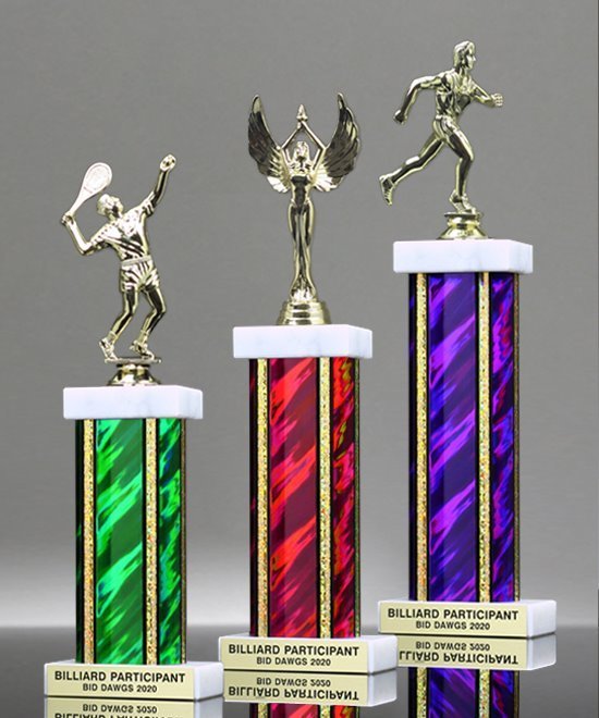Classic Rectangle Column Sports Trophy