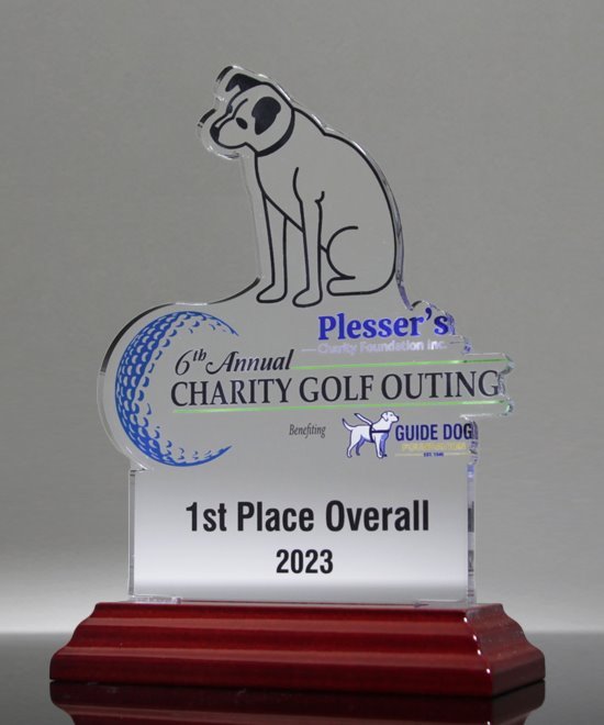 Custom Acrylic Golf Trophy | Edco Awards