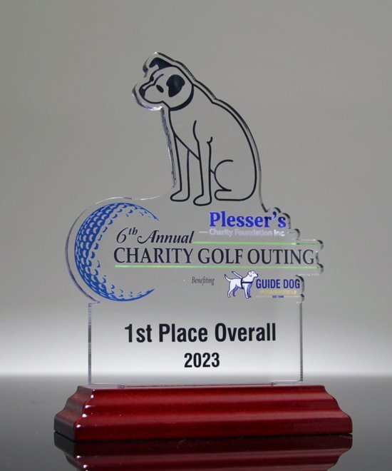 Custom Acrylic Golf Trophy | Edco Awards