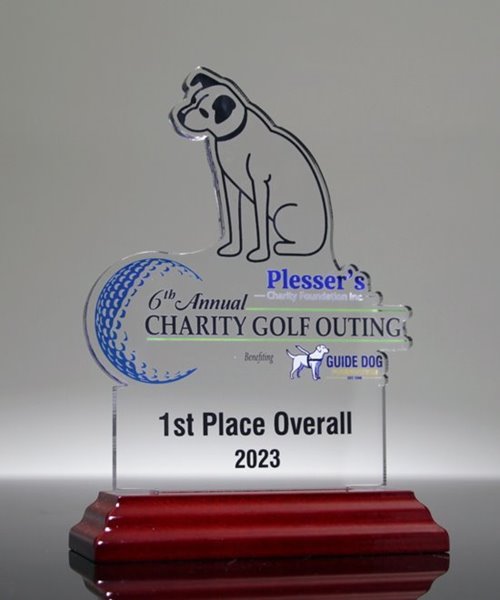 Custom Acrylic Golf Trophy | Edco Awards