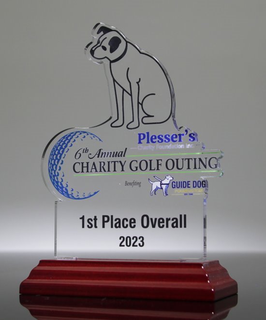 Custom Acrylic Golf Trophy | Edco Awards