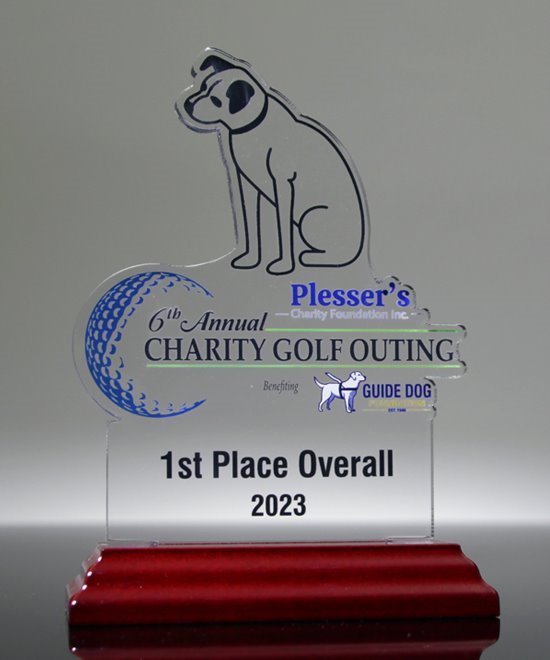 Custom Acrylic Golf Trophy | Edco Awards