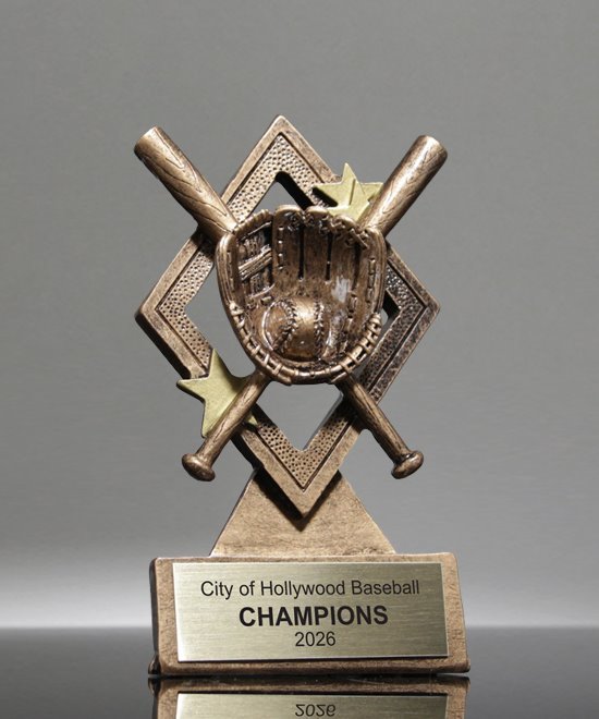 Baseball Diamond All Star Resin Trophy | Edco Awards