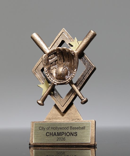 Baseball Diamond All Star Resin Trophy | Edco Awards