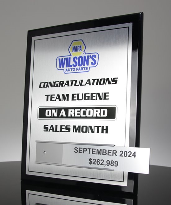 Record Breaker Achievement Plaque | Edco Awards