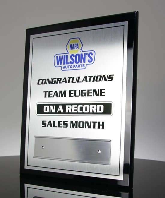 Record Breaker Achievement Plaque | Edco Awards