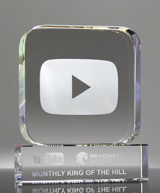 Crystal Block Award | Crystal Square Trophy | Edco Awards