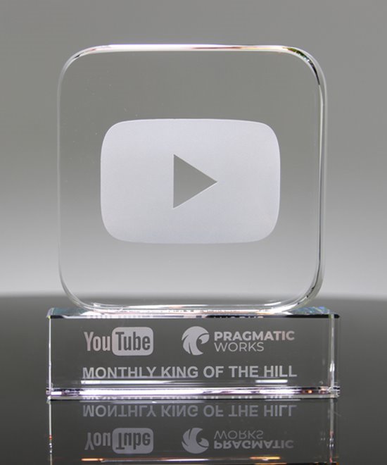 Crystal Block Award | Crystal Square Trophy | Edco Awards