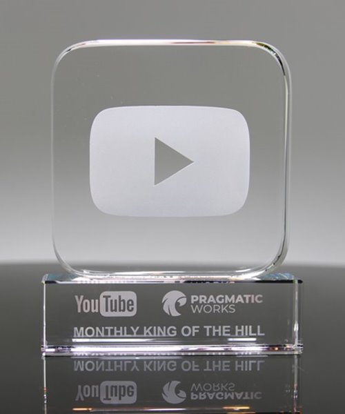 Crystal Block Award | Crystal Square Trophy | Edco Awards