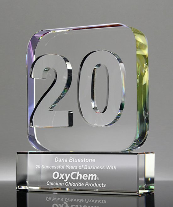 20 Year Crystal Prism Award | edco.com | Edco Awards