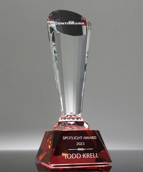 Ruby Red Crystal Spotlight Award | Edco Awards