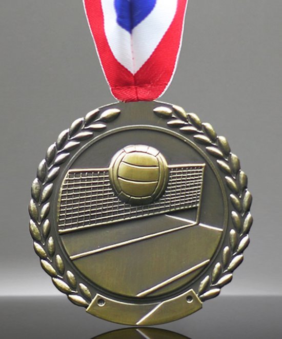 Traditional Volleyball Medal | Edco Awards