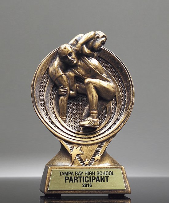 Saturn Wrestling Resin Trophy | RF2627 | Edco Awards