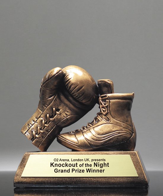 Golden Glove and Boxing Shoe Award | Boxing Trophy | Edco Awards