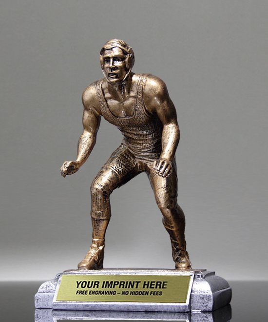 Classic Wrestling Resin Trophy | RF-1190 | Edco Awards
