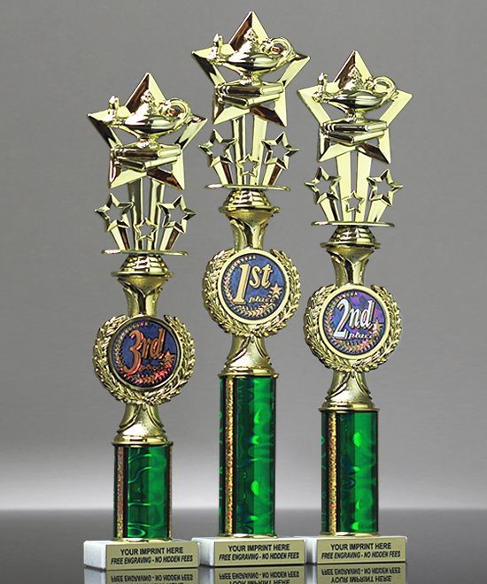 Scholastic Wreath Riser Trophy | Edco Awards