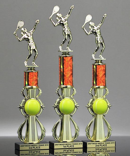 Tennis Sport Riser Champion Trophy