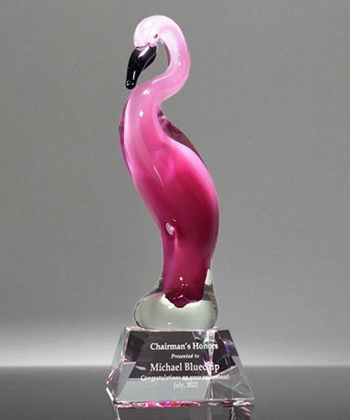 Crystal Flamingo Trophy | Edco Awards