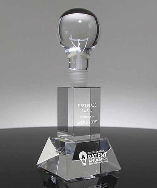 Visionary Crystal Light Bulb Trophy | Lightbulb Award | Edco Awards