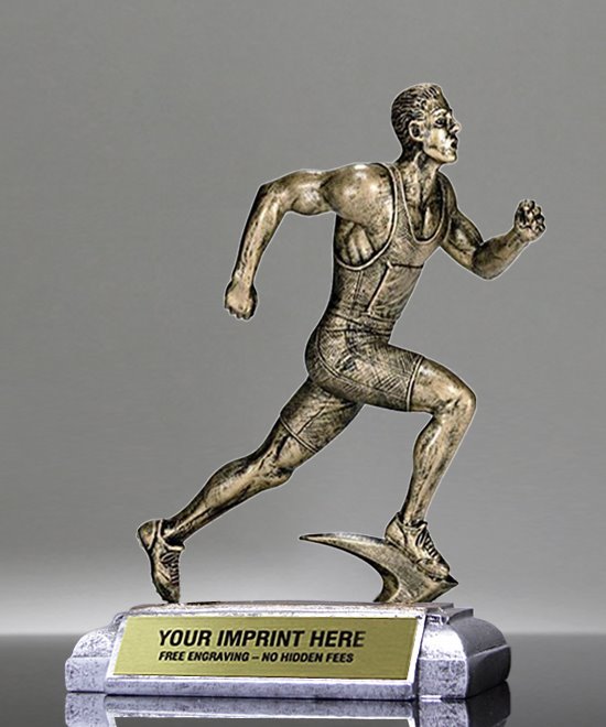 Classic Male Track Resin Trophy | RF-1170 | Edco Awards