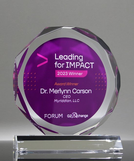 Jewel Octagon Acrylic Award - Full Color Printed | Edco Awards