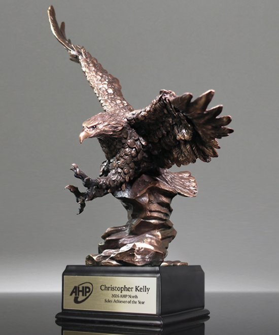 Wings of Valor Bronze Eagle Trophy | Edco Awards