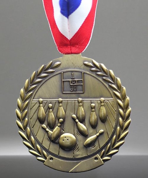 Traditional Bowling Medal | Edco Awards