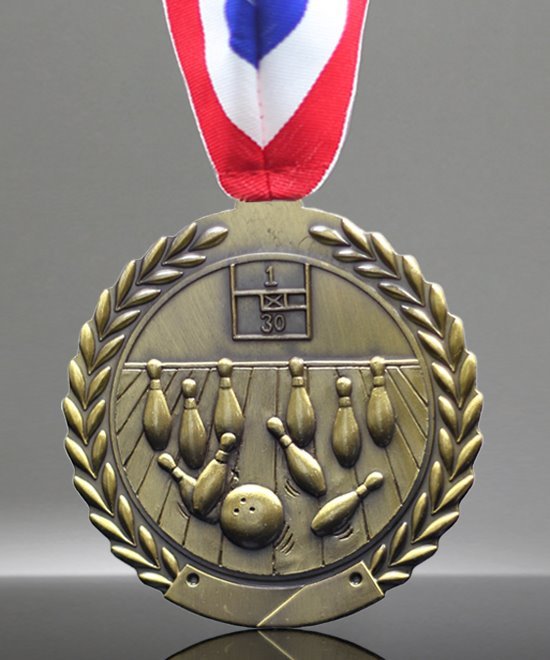 Traditional Bowling Medal | Edco Awards