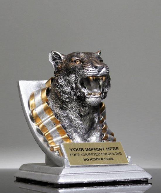 Spirit Tiger Mascot Trophy Resin | Edco Awards