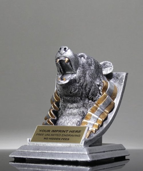Spirit Bear Mascot Trophy Resin | Edco Awards