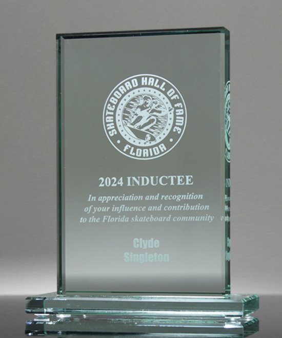 Optimist Jade Glass Rectangle Award | Edco Awards