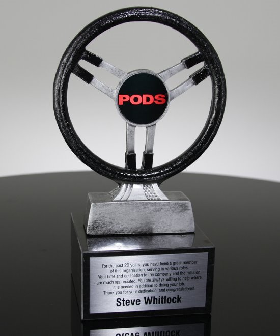 Steering Wheel Resin Trophy | Edco Awards