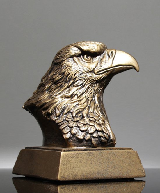 Golden Eagle Bust Trophy | Edco Awards