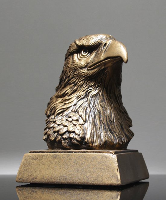 Golden Eagle Bust Trophy | Edco Awards