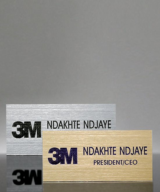 Laser Engraved Name Badge | Edco Awards