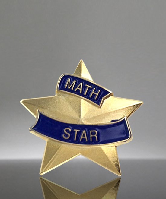 Math Star Lapel Pin | Edco Awards