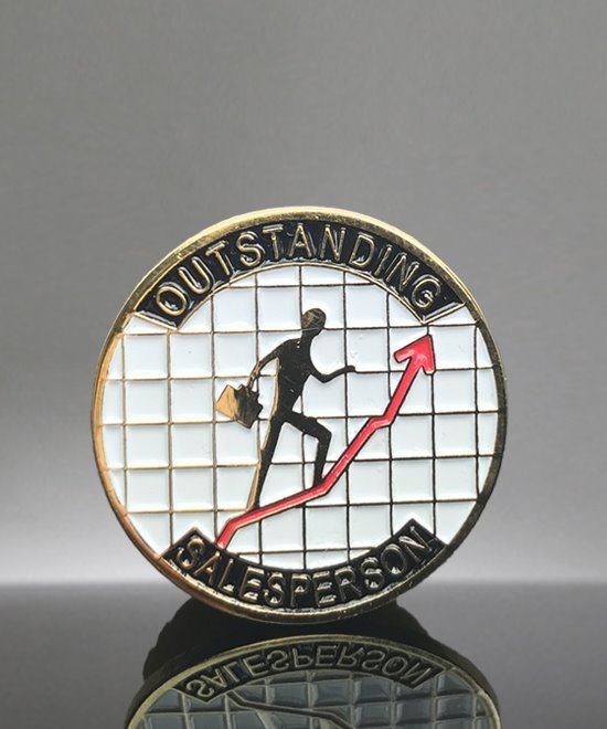 Outstanding Salesperson Pin | Edco Awards