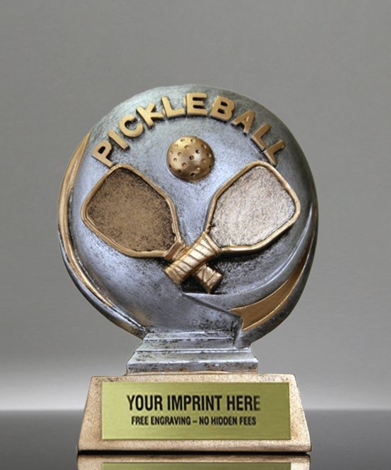 Pickleball Motion-X Resin Trophy | MX538 | Edco Awards