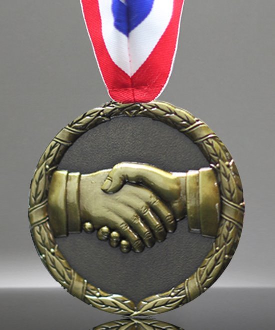 Handshake Award Medals | Edco Awards