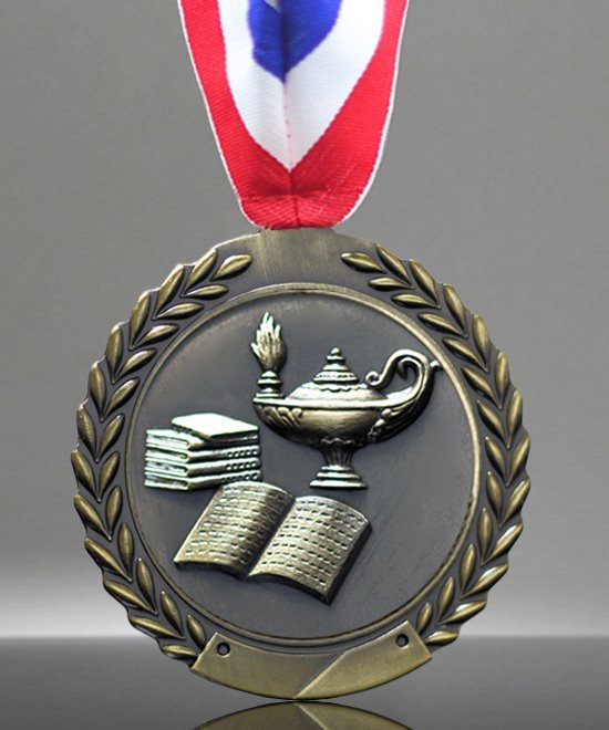 Traditional Lamp of Knowledge Medal | Edco Awards