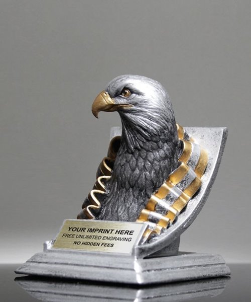 Spirit Eagle Mascot Trophy Resin | Edco Awards