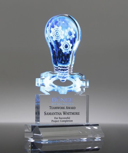 Teamwork Lightbulb Gears Award | Edco Awards
