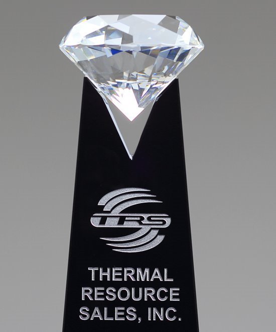 Rising Diamond Crystal Award - Small Size | Edco Awards
